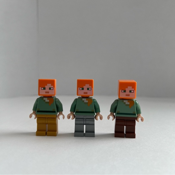 Lego | Other | Lego Minecraft Alex Minifigure Bundle | Poshmark